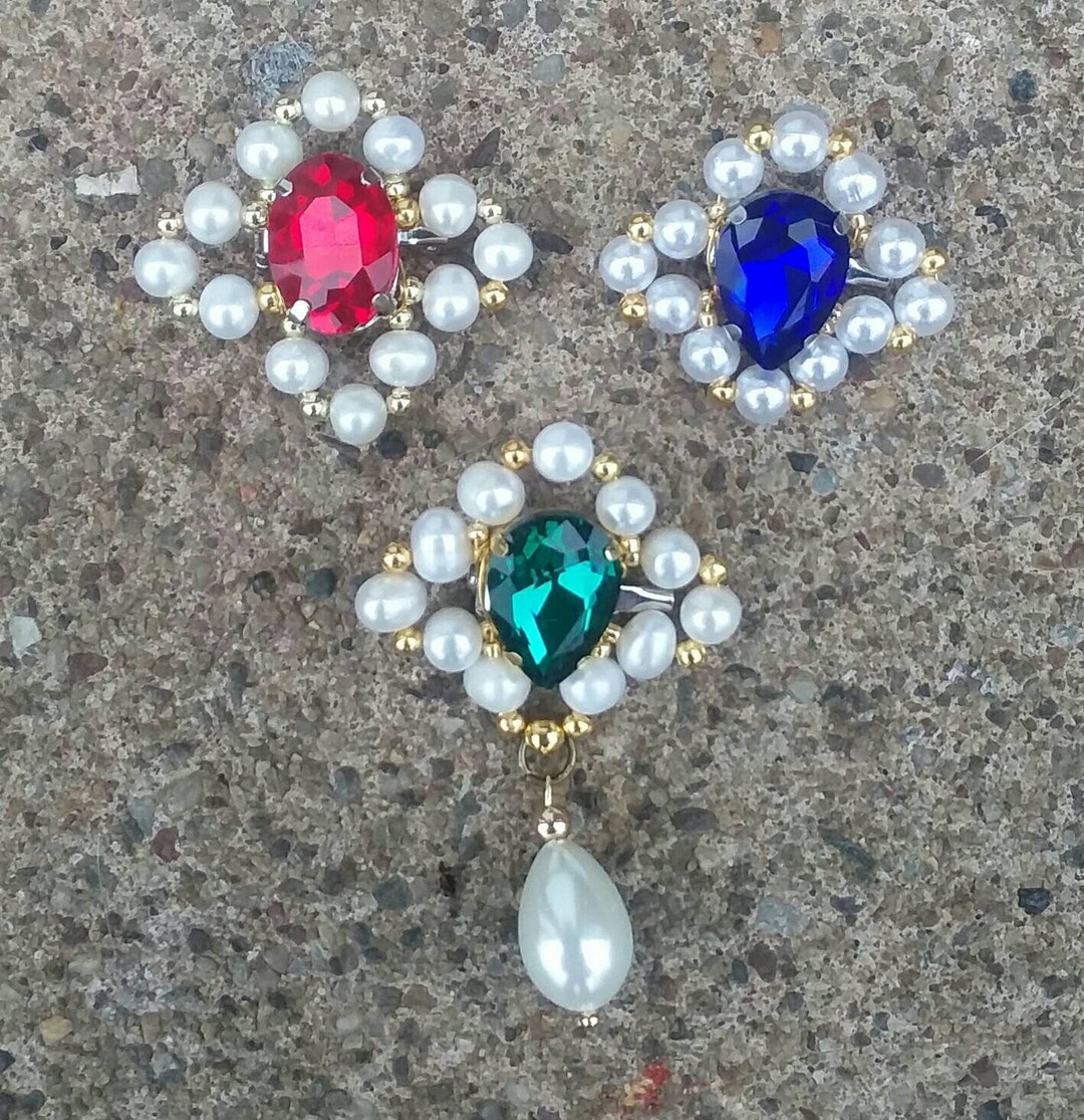 Jewel Brooches - Etsy