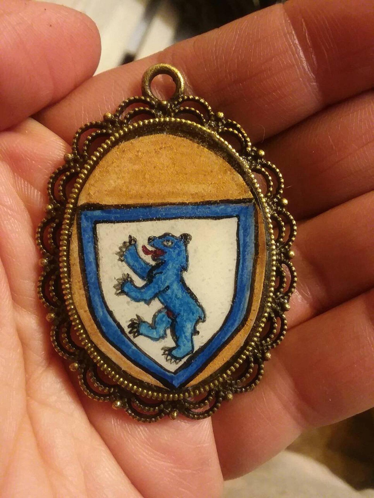 Custom Heraldry Miniature Pendants/Pins | Etsy