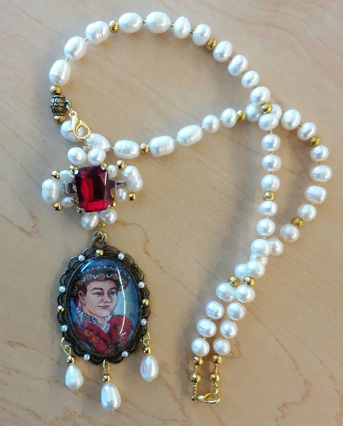 Custom Miniature Portrait Brooches - Etsy