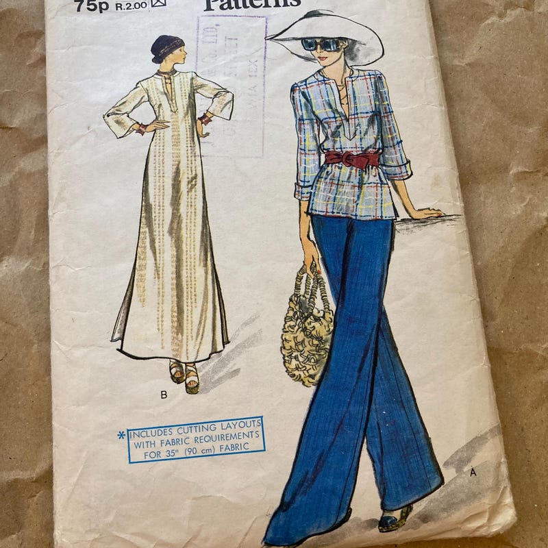 Caftan Sewing Pattern - Etsy