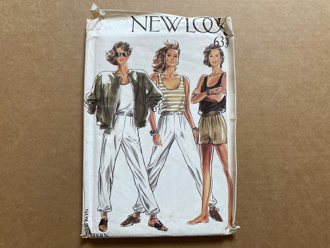 VINTAGE NEW LOOK 90's Oversized Bomber Jacket, Vest Top, Sweat Pants ...