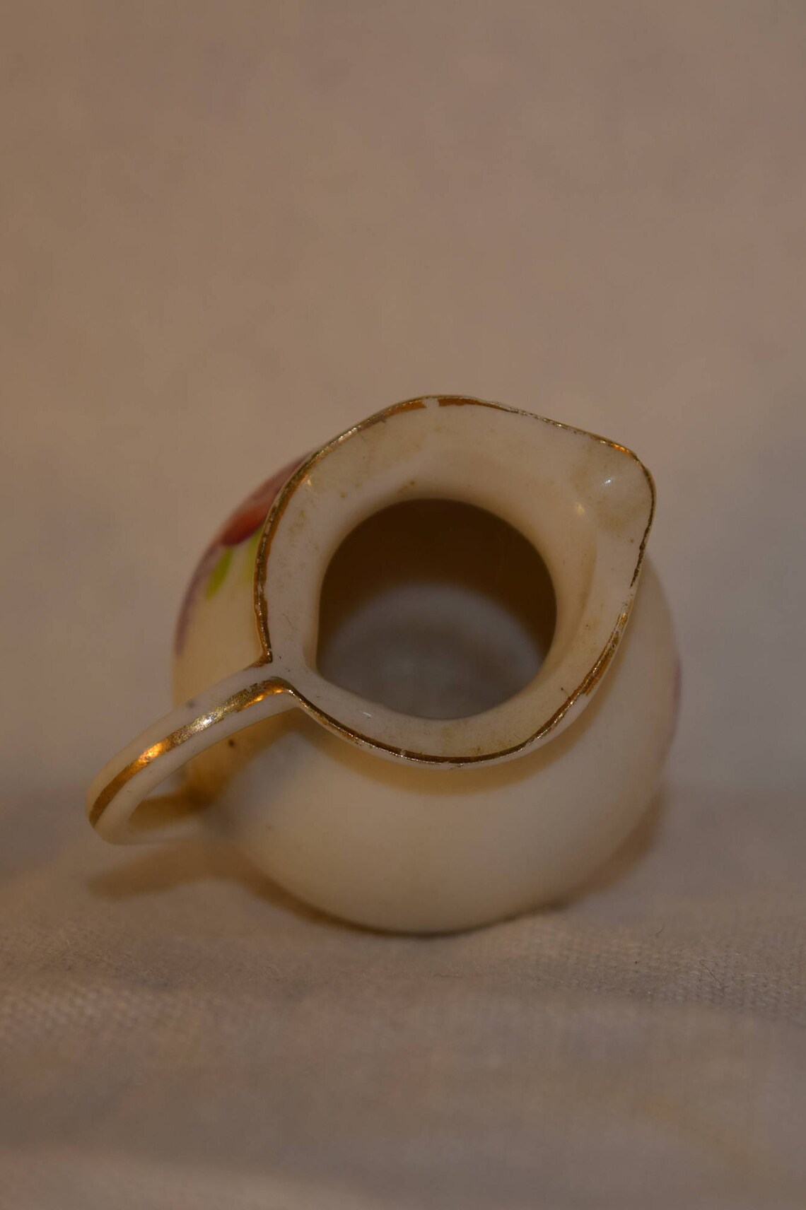 Miniature Porcelain Floral Pitcher Vintage Dollhouse Pink | Etsy