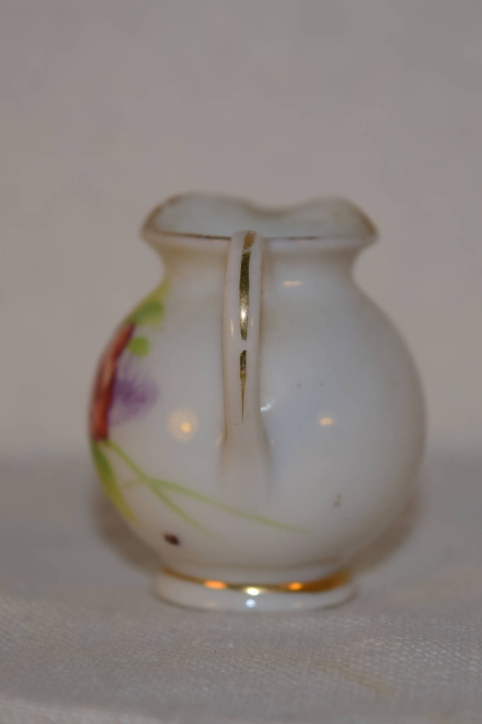 Miniature Porcelain Floral Pitcher Vintage Dollhouse Pink | Etsy