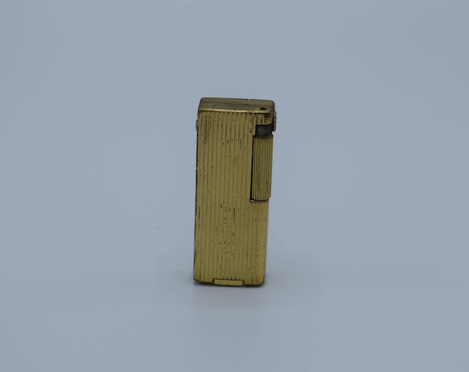 Caddy Zaima Lighter Vintage Gold Tone Butane Lighter Made in Japan Mid ...