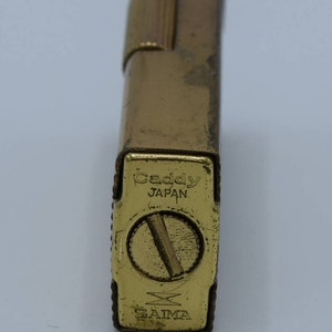 Caddy Zaima Lighter Vintage Gold Tone Butane Lighter Made in | Etsy