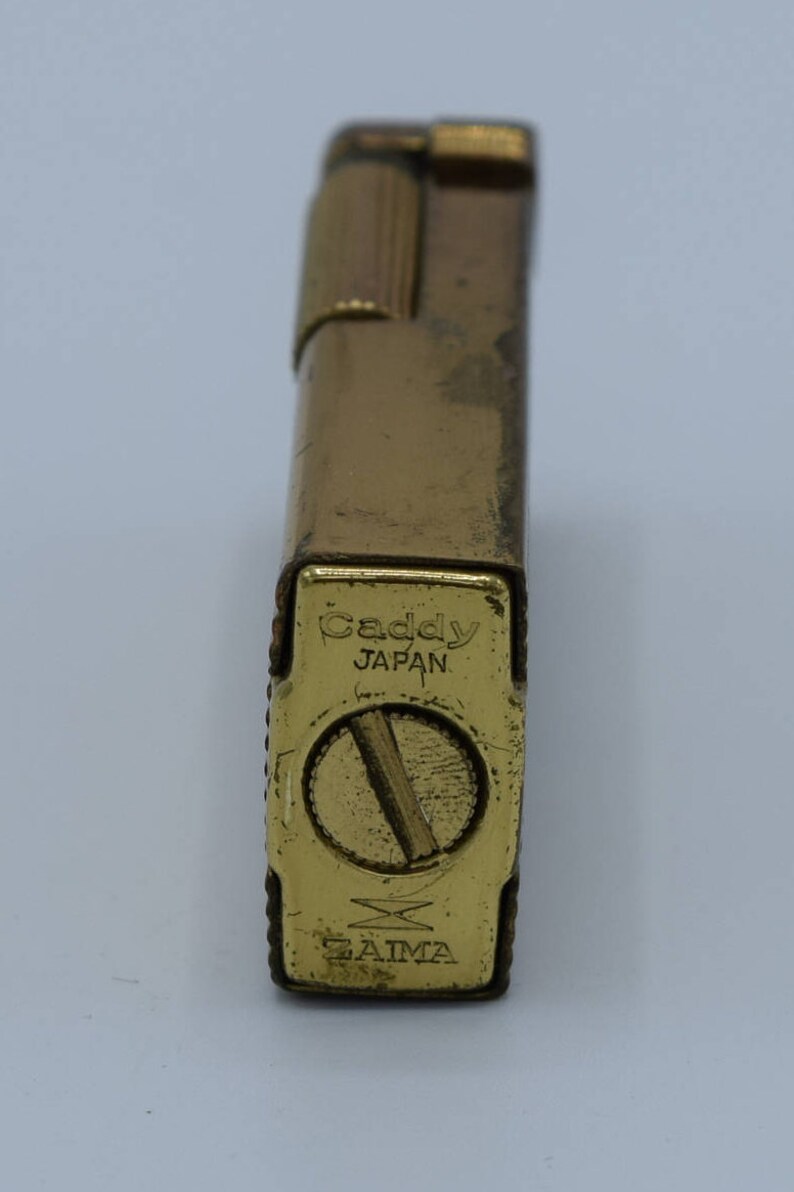 Caddy Zaima Lighter Vintage Gold Tone Butane Lighter Made in | Etsy