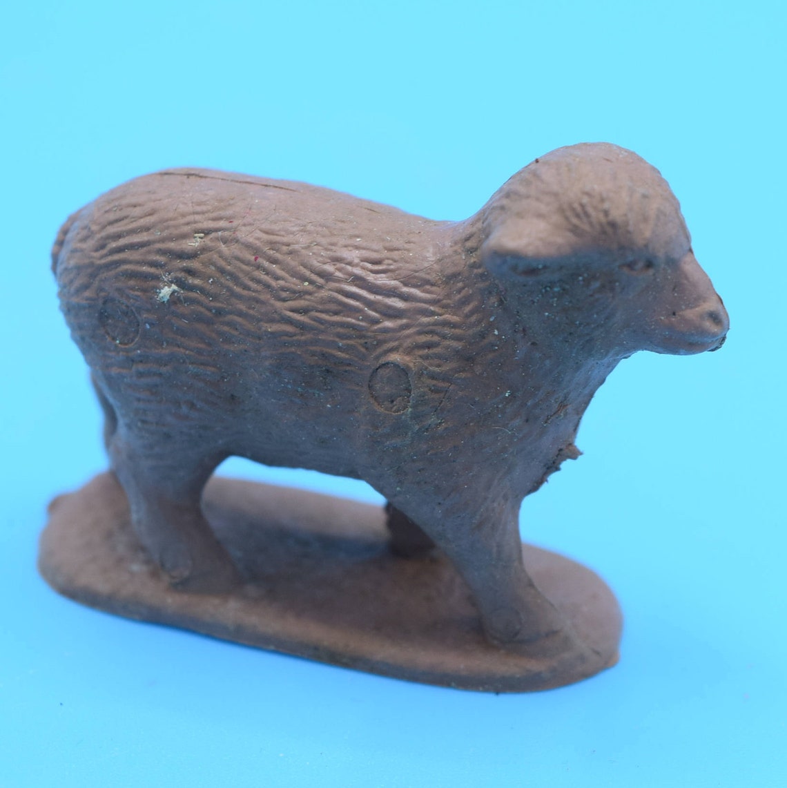 Miniature Plastic Brown Sheep Vintage Mini Plastic Lamb | Etsy