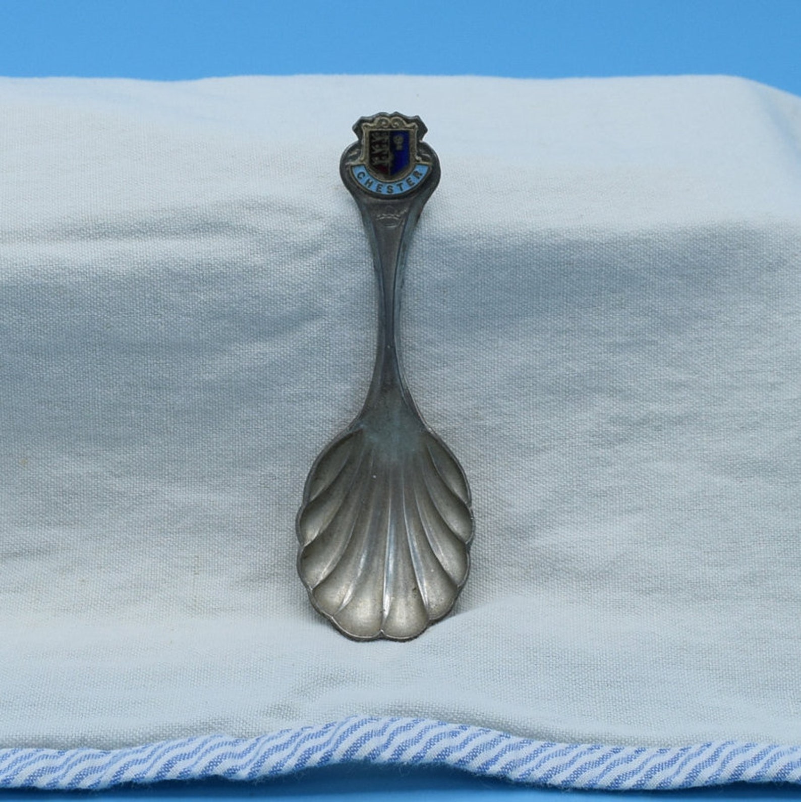 Chester Coat of Arms Souvenir Spoon Vintage Enamel Chester - Etsy