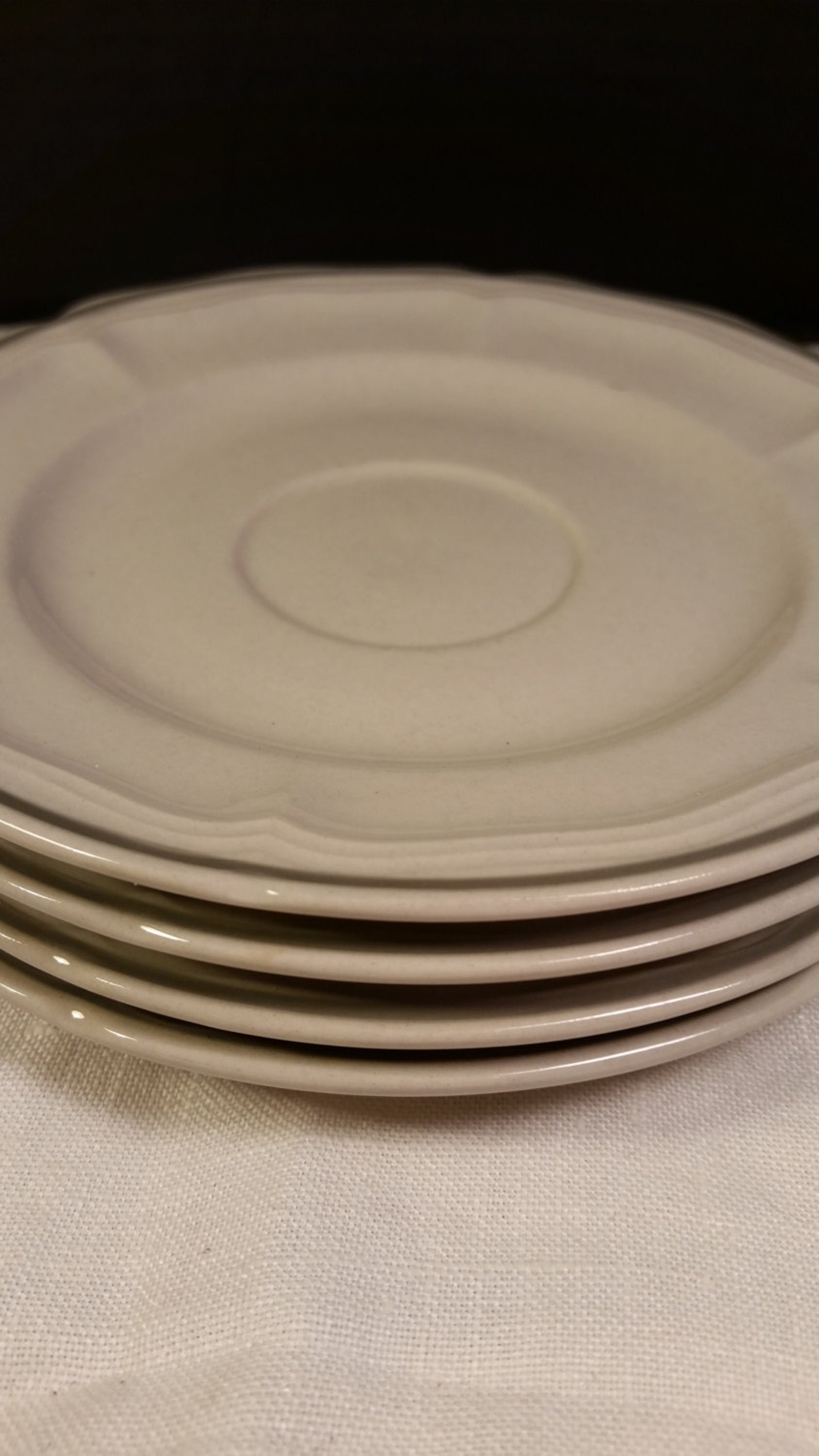 Newcor Stoneware New Port Saucer Set of 4 Vintage Made in - Etsy