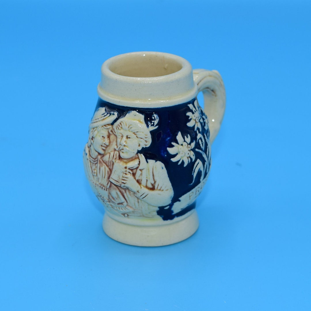 Miniature Western Germany Mug Vintage West Germany Stein Shot - Etsy