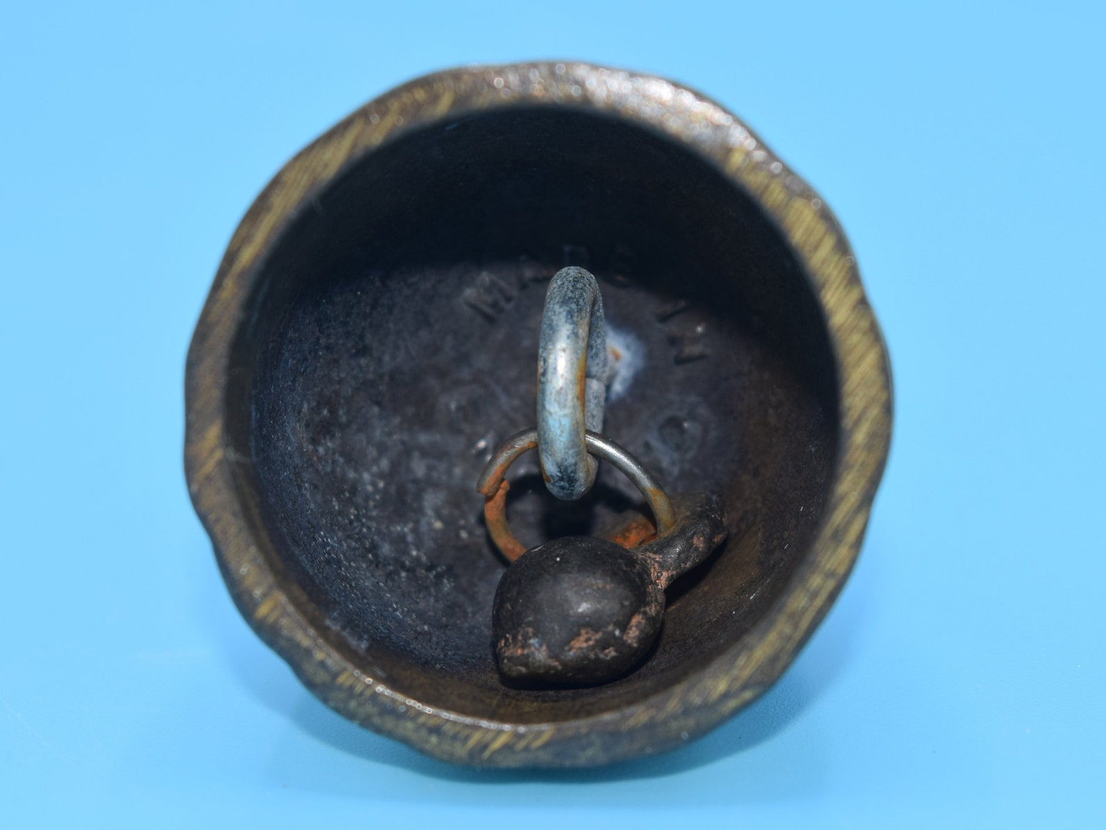 Brass Victorian Lady Bell Vintage Solid Brass Miniature Bell | Etsy