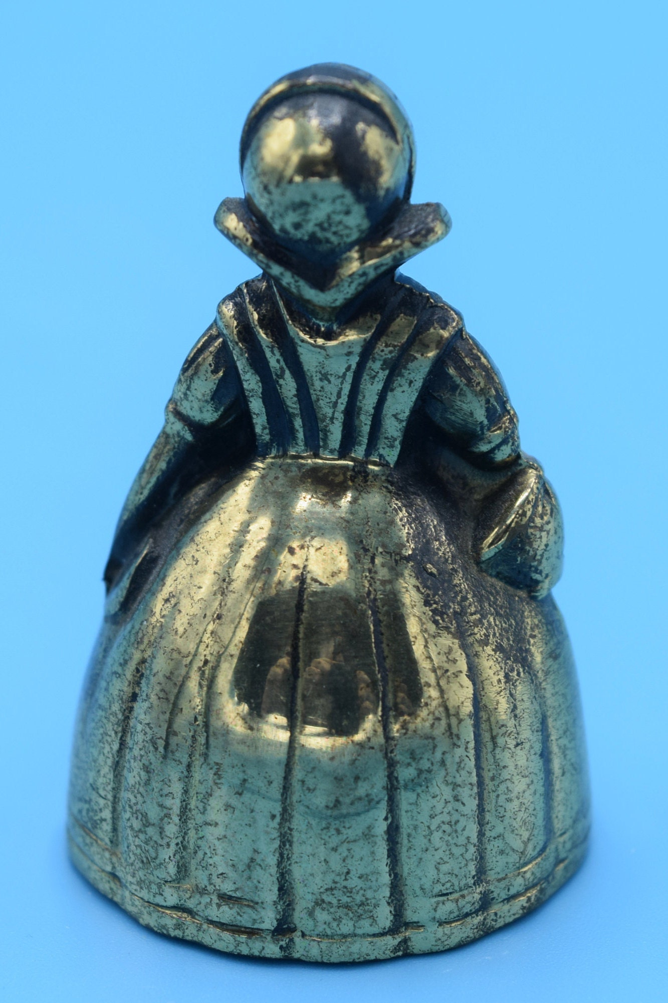 Brass Victorian Lady Bell Vintage Solid Brass Miniature Bell | Etsy