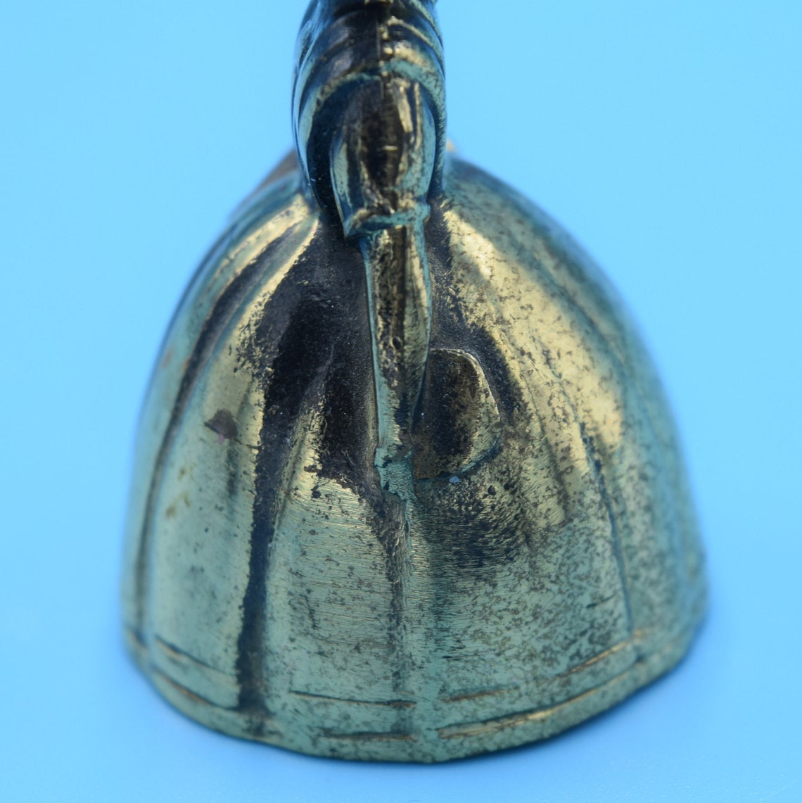 Brass Victorian Lady Bell Vintage Solid Brass Miniature Bell | Etsy