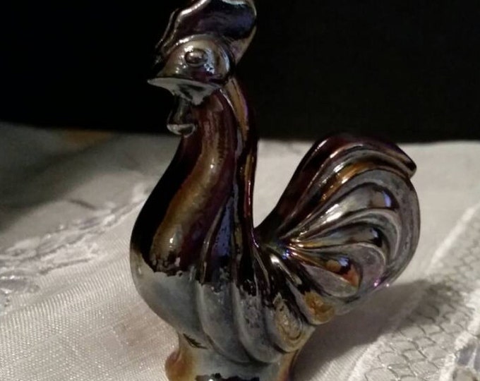 Fenton Glass Miniature Rooster Vintage Fenton Glass Rooster - Etsy