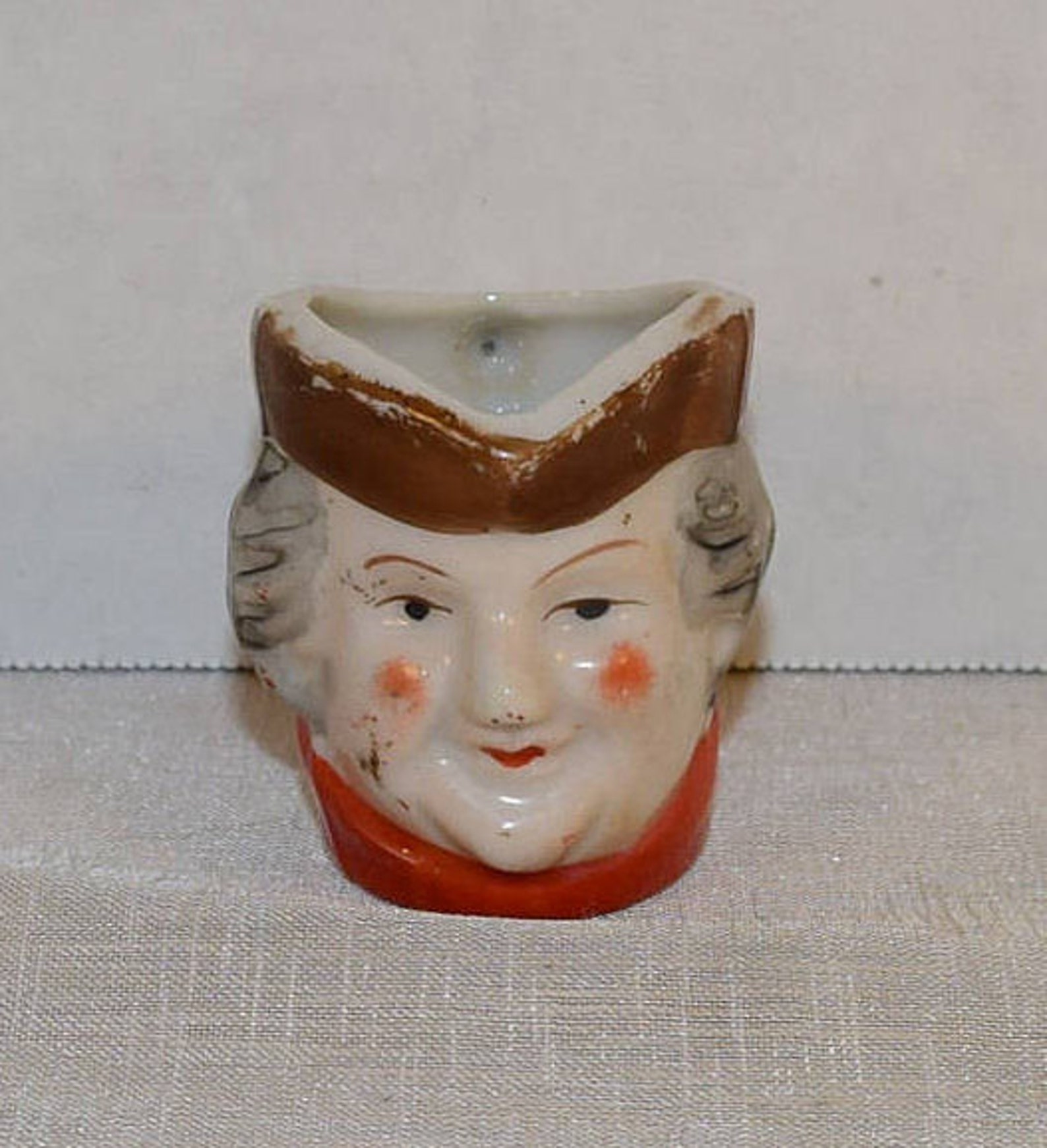 Miniature Toby Pitcher Vintage Colonial Man Head Jug Made in Japan Tiny ...