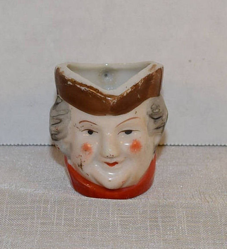 Miniature Toby Pitcher Vintage Colonial Man Head Jug Made in Japan Tiny ...