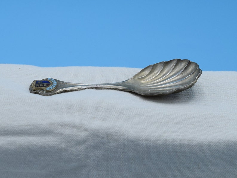 Chester Coat of Arms Souvenir Spoon Vintage Enamel Chester - Etsy