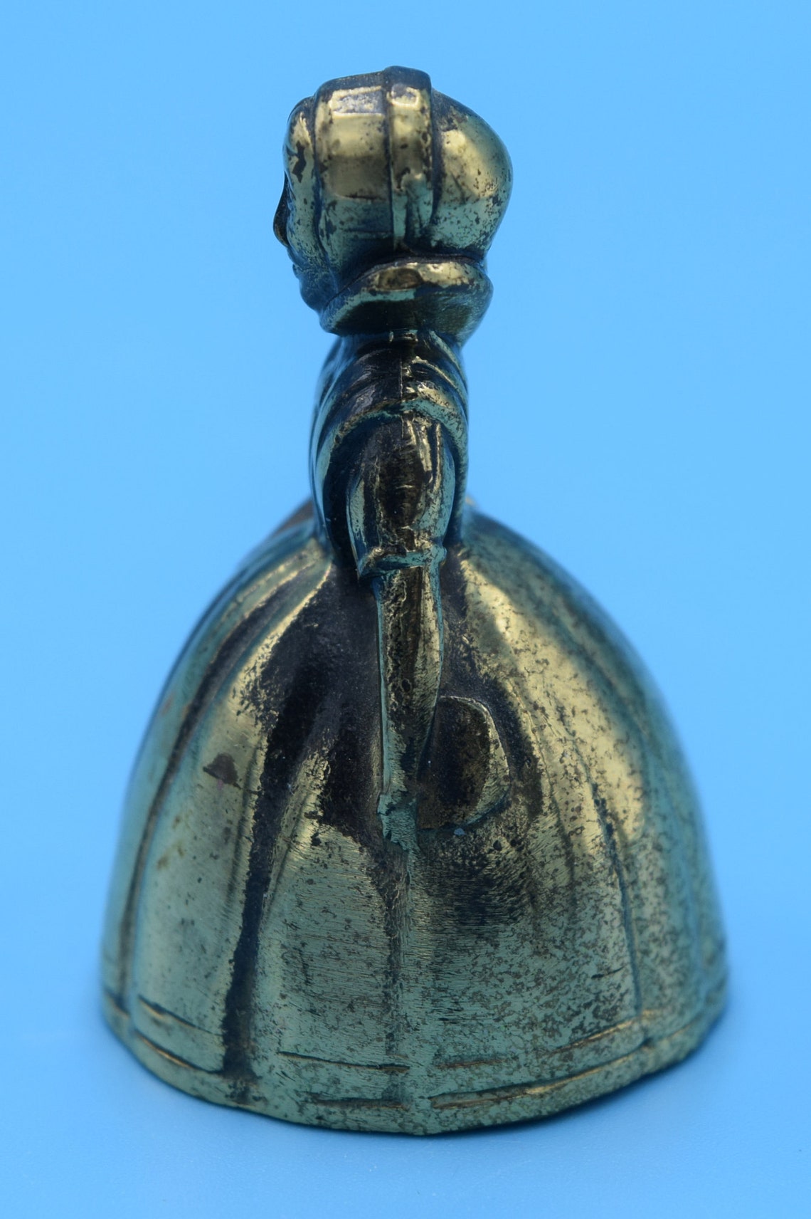 Brass Victorian Lady Bell Vintage Solid Brass Miniature Bell | Etsy