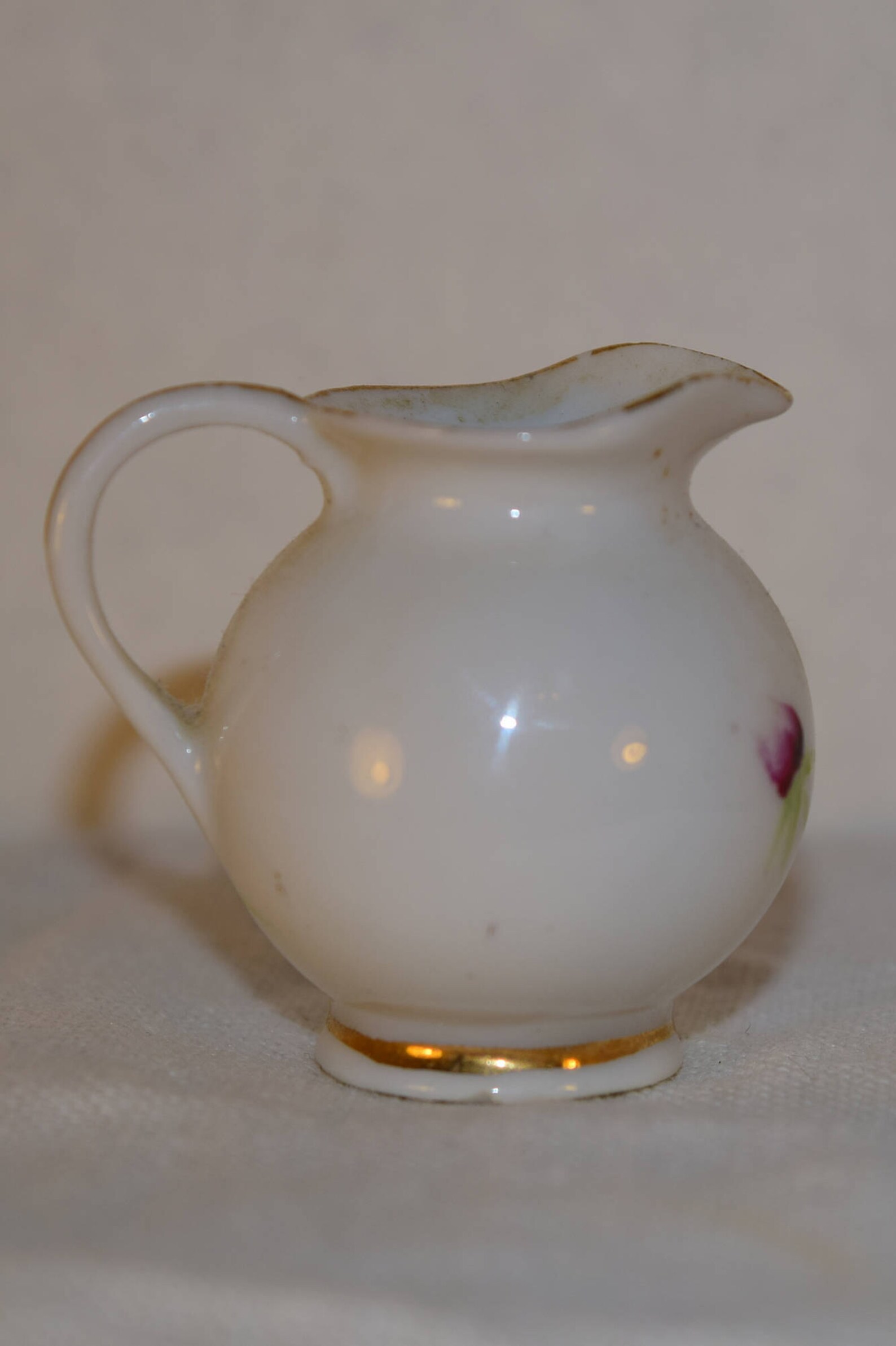 Miniature Porcelain Floral Pitcher Vintage Dollhouse Pink | Etsy