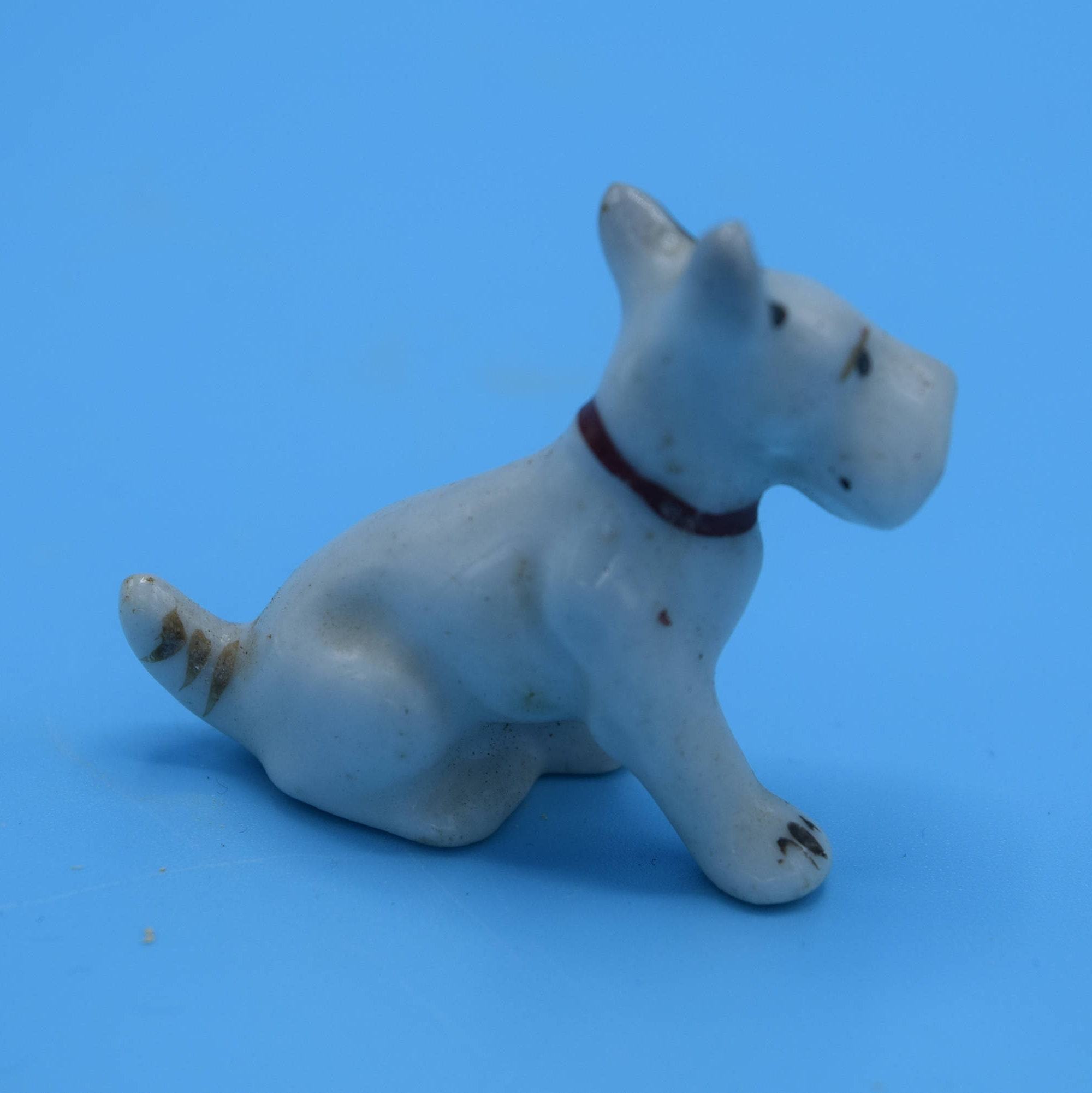 Miniature Japan Scottie Dog Figurine Vintage Ceramic White - Etsy