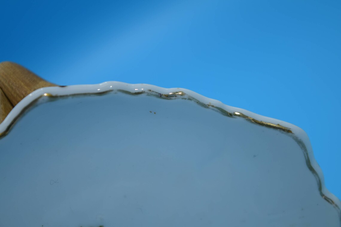 Bon Bon Plate Vintage Hand Painted Made in Japan Leaf Shaped - Etsy