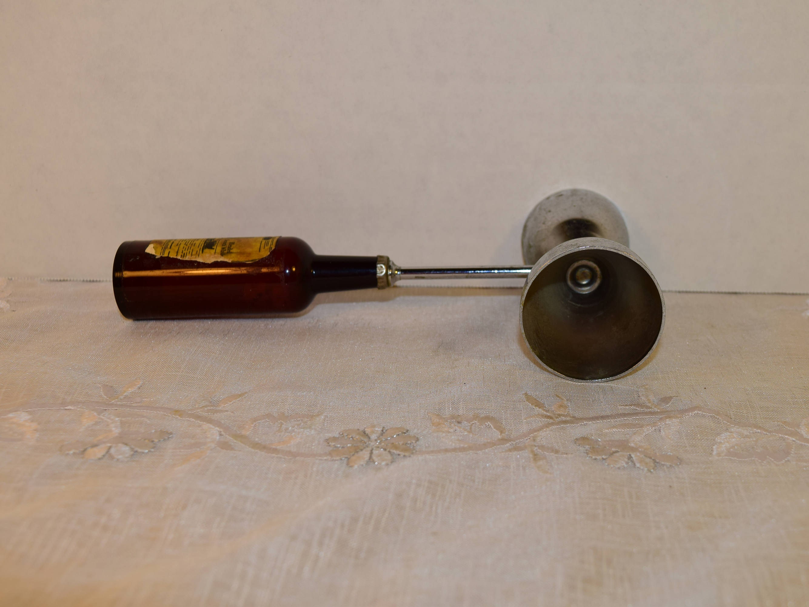 Bottle With Dice Double Jigger Vintage Whisky Bottle Cocktail - Etsy