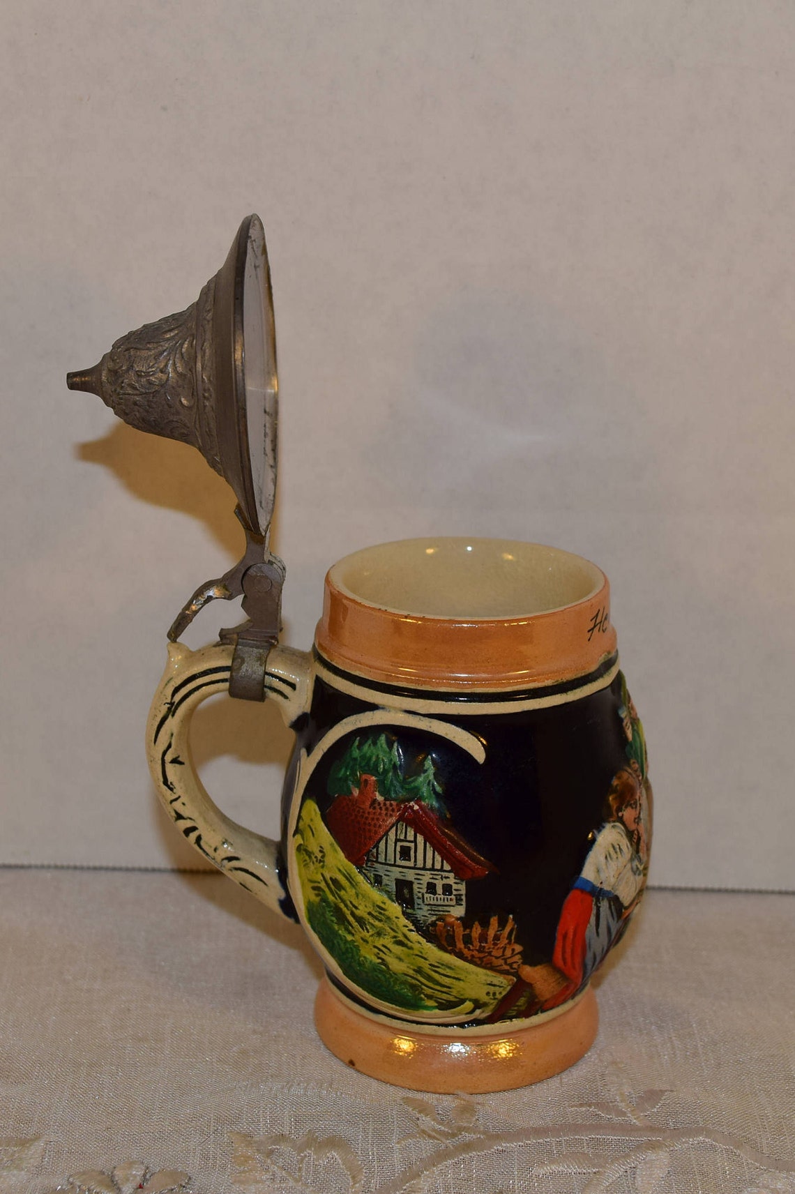 Heidelberg Germany Stein Vintage Miniature German Lidded Stein - Etsy
