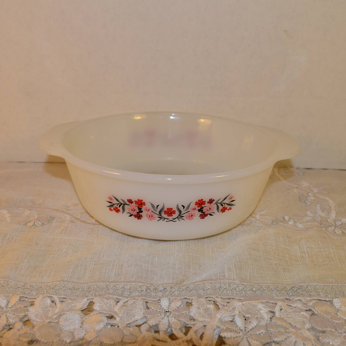 Fire King Primrose Casserole Dish Vintage Thanksgiving Anchor | Etsy