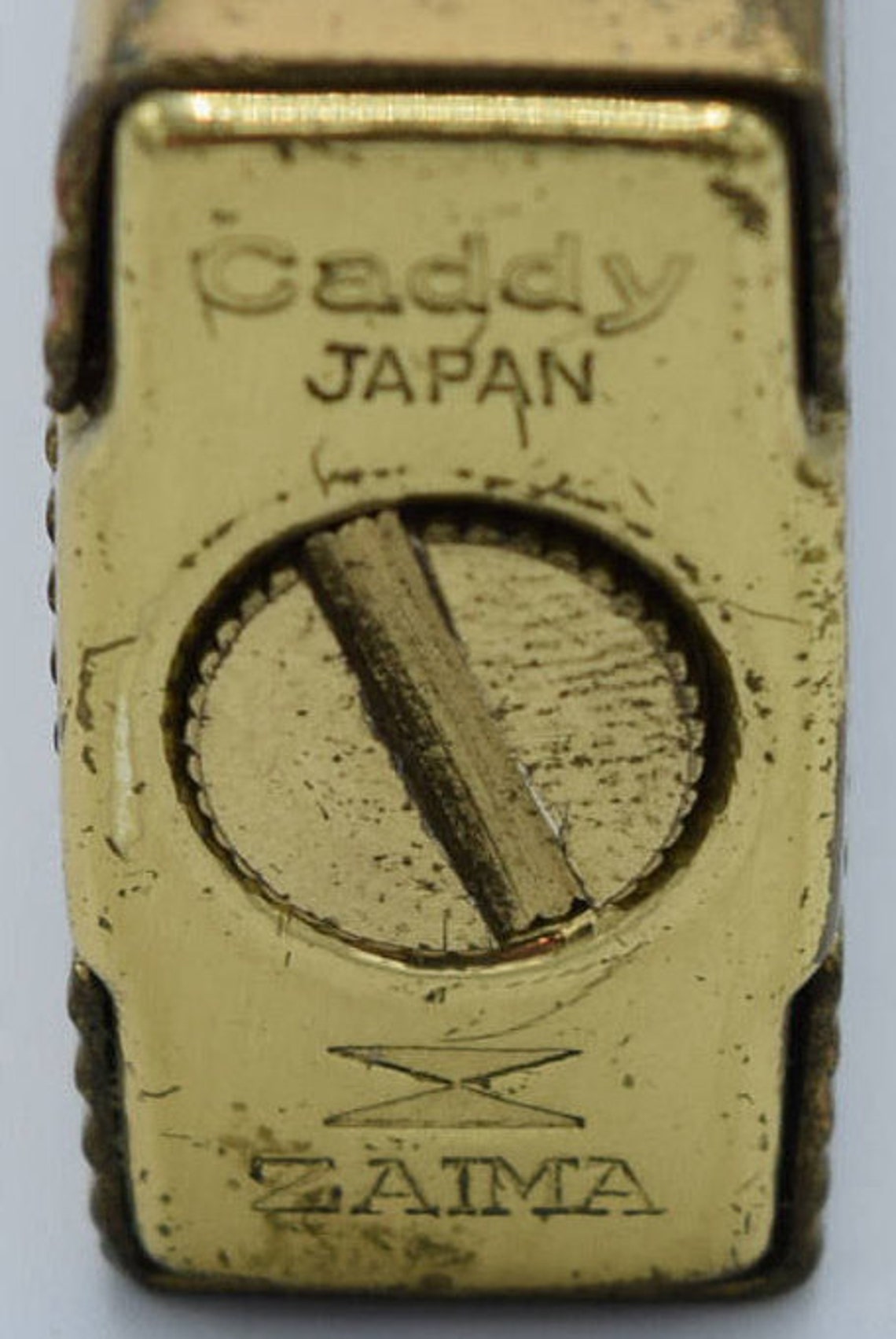 Caddy Zaima Lighter Vintage Gold Tone Butane Lighter Made in | Etsy