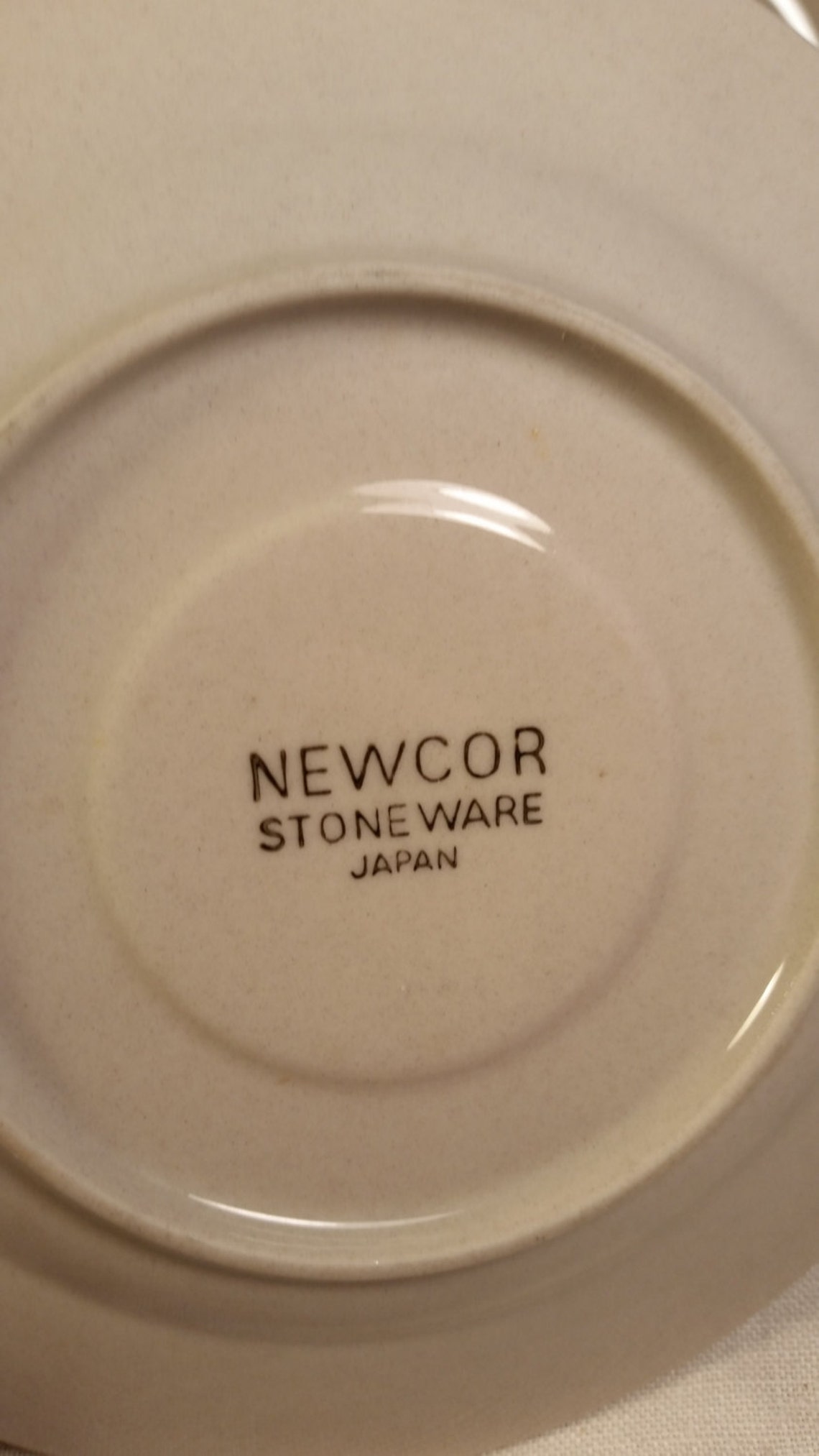 Newcor Stoneware New Port Saucer Set of 4 Vintage Made in - Etsy