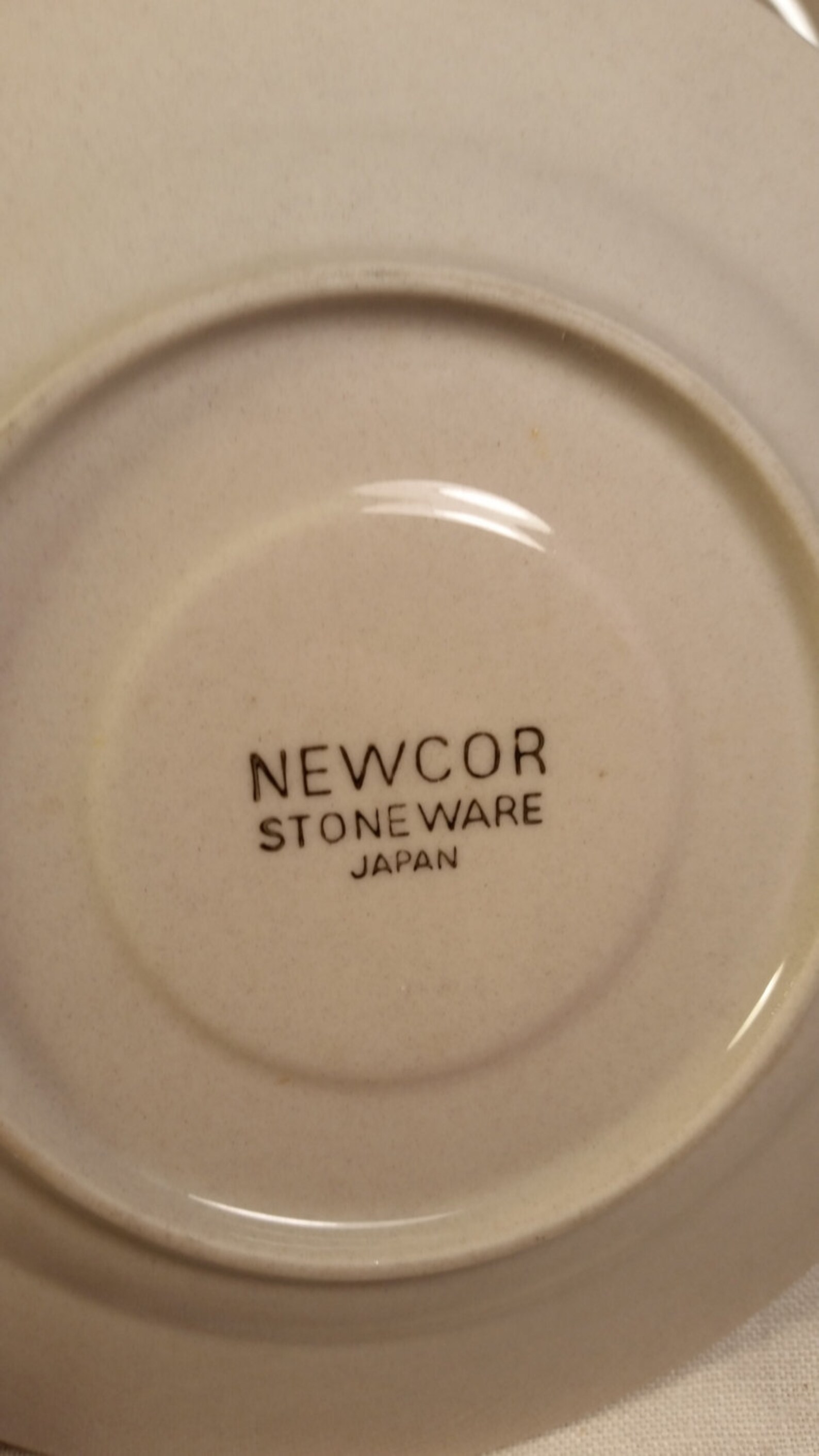 Newcor Stoneware New Port Saucer Set of 4 Vintage Made in - Etsy