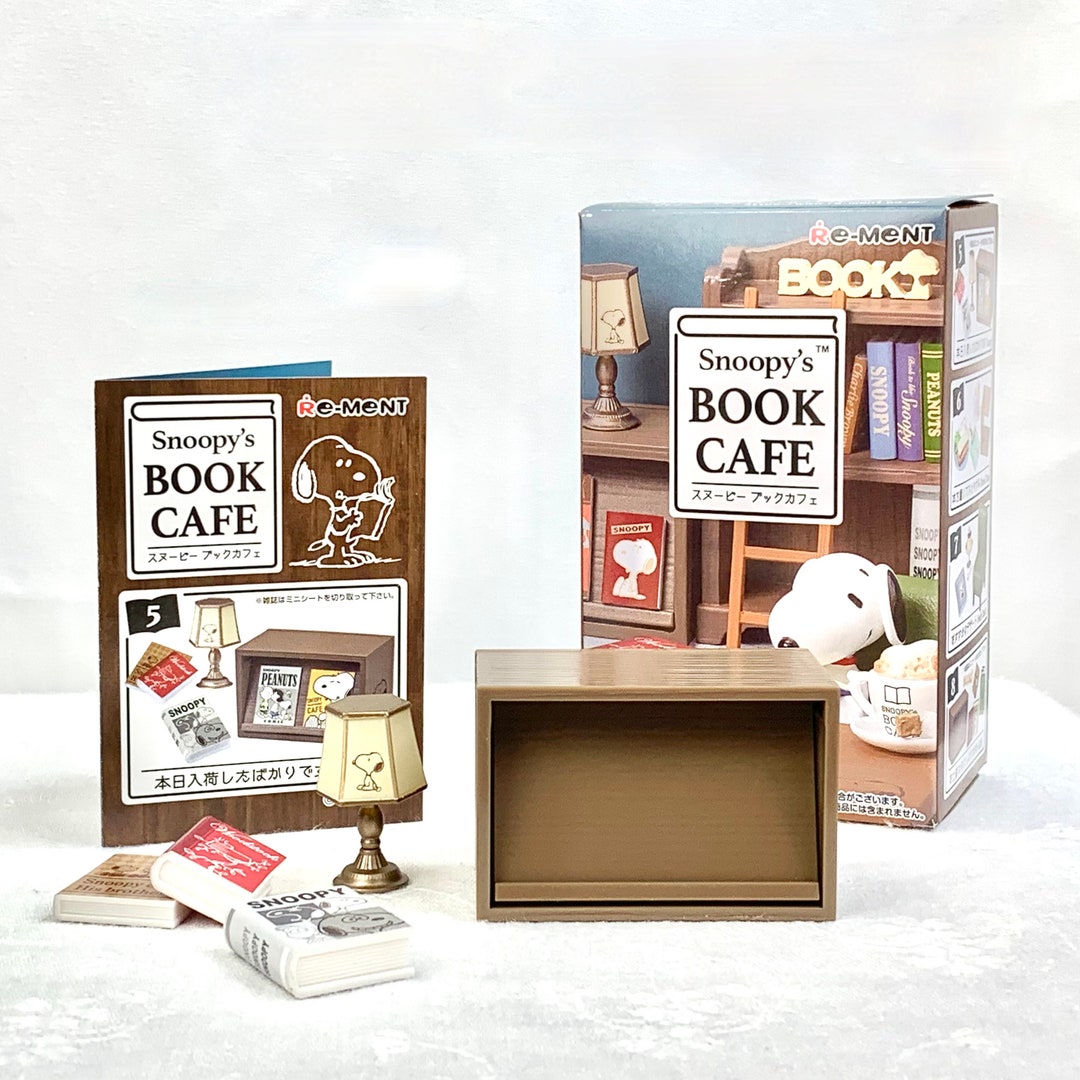 2023 Re-ment - Super! Snoopy’s Own Book Cafe - Box Set #5 - Lamp - Etsy