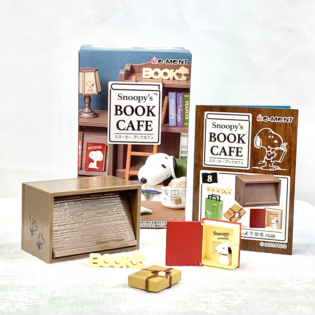 2023 Re-ment Super Snoopys Own Book Cafe Box Set 8 Gift - Etsy