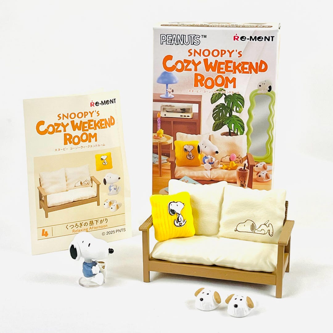 2025 Re-ment Peanuts Snoopy's Cozy Weekend Room - Blind Box #4 ...