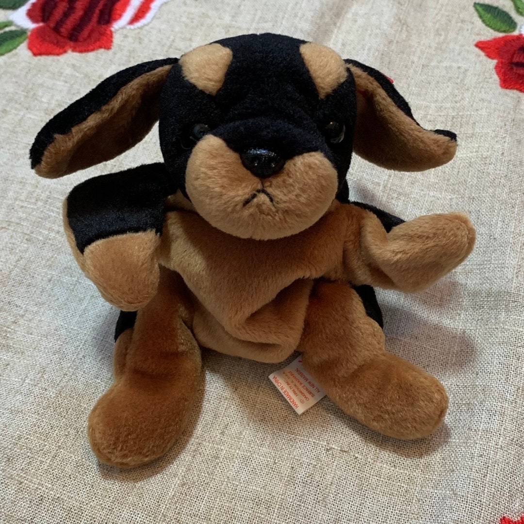 Ty Beanie Baby Original 'doby' the Doberman Pinscher Dog Vintage 1996 ...