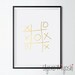 Circle Cross Game Gold Foil Print, Gold Print, TIC TAC TOE Gold Print ...