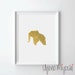 Elephant Gold Foil Print, Japanese Origami Elephant Gold Print, Custom ...