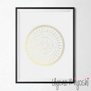 Protractor Gold Foil Print, Gold Print, Custom Print in Gold, Art Print ...