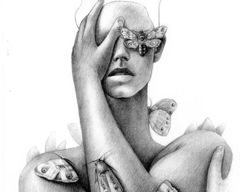 Original Drawing Art Pop Surrealism - Etsy