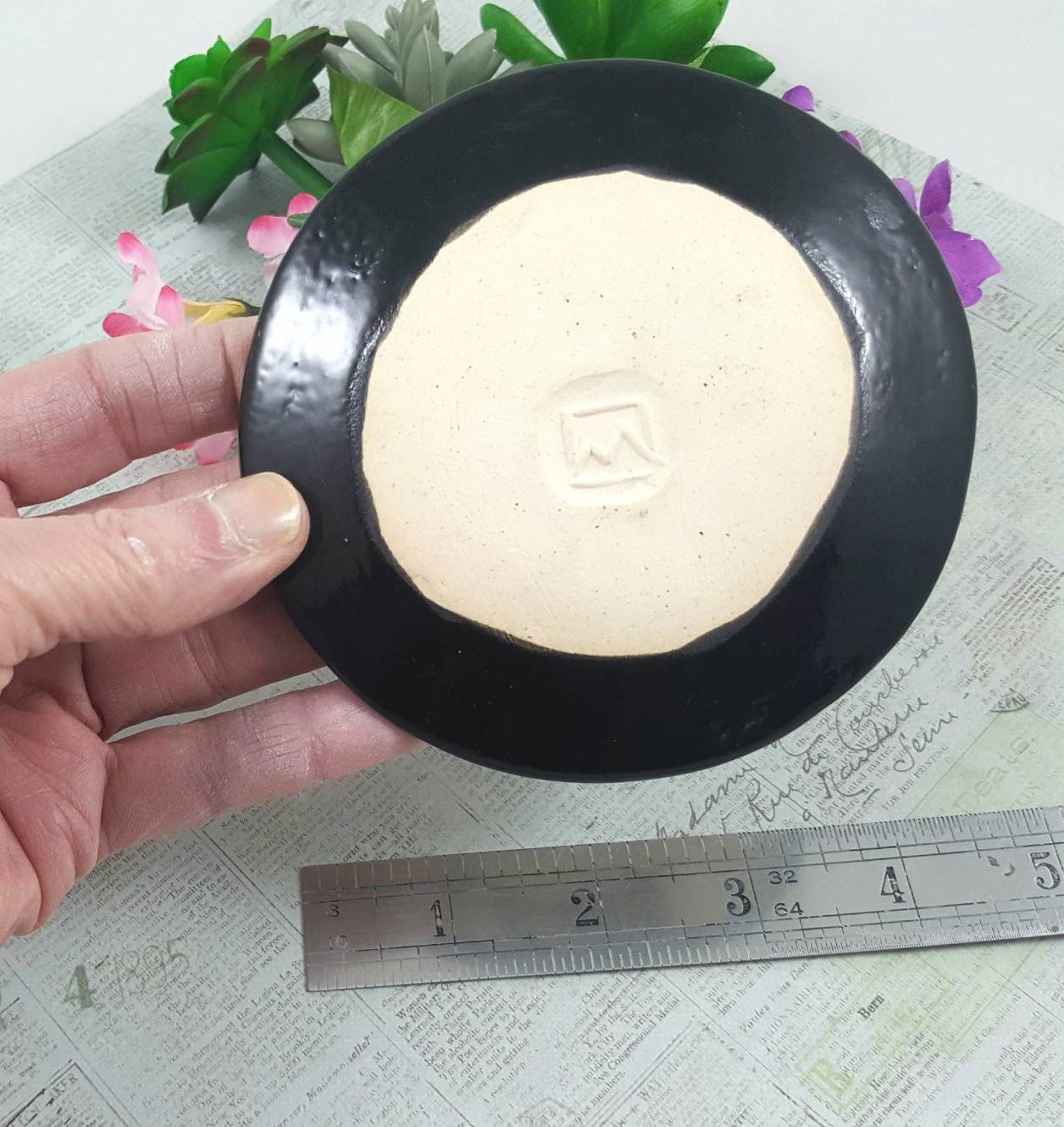 Raven or Crow Bird Sgraffito Ceramic Plate, Crow Dish, Raven Pottery ...