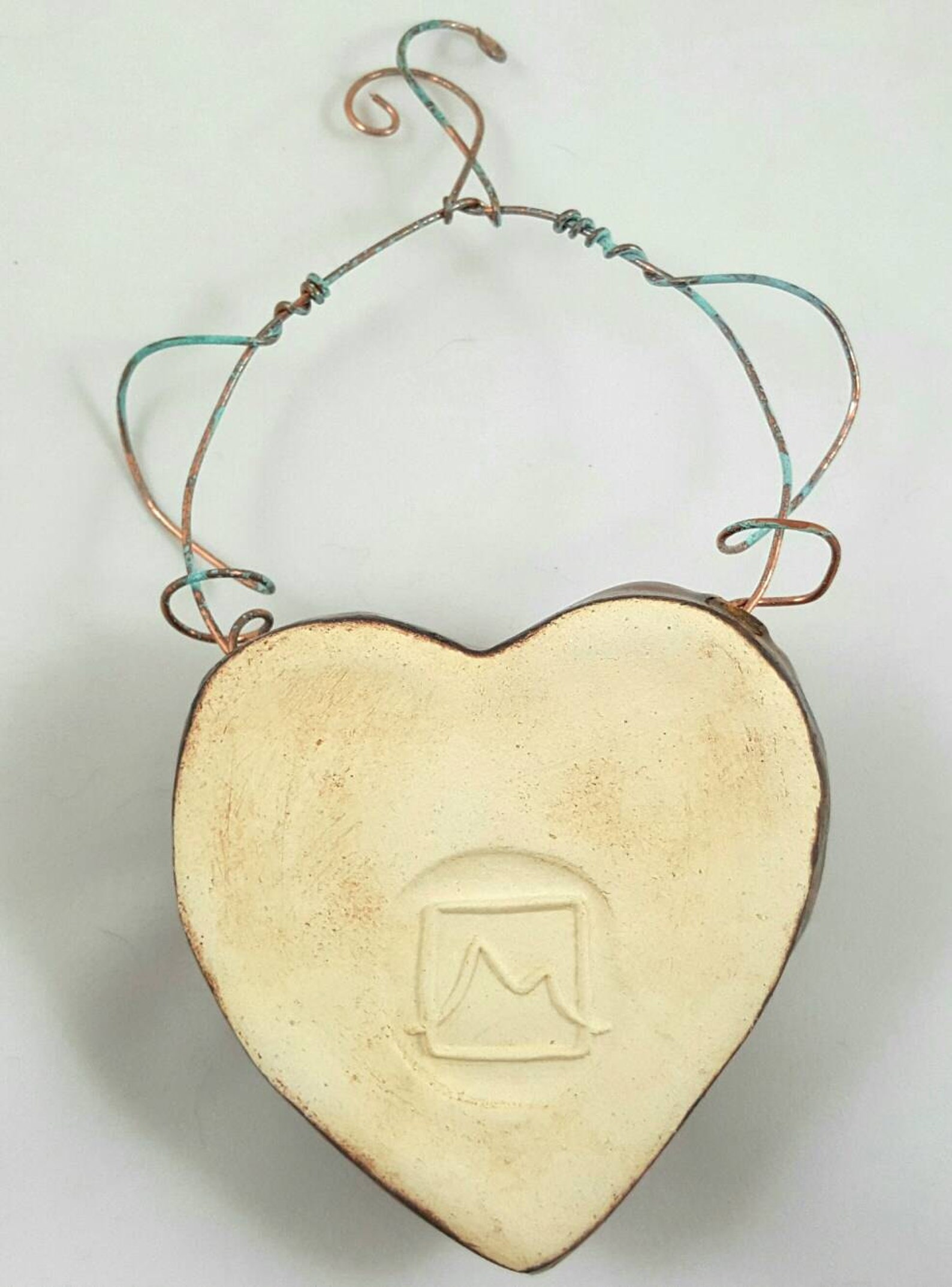 Wall Heart Ceramic Heart Ornament Ceramic Hearts Wall - Etsy