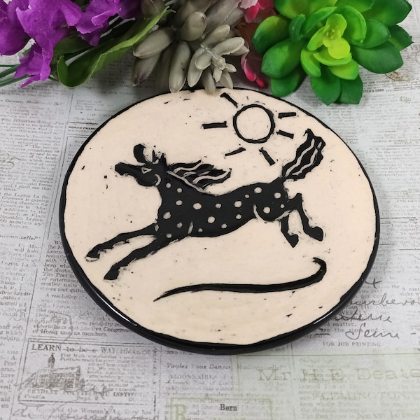Sgraffito Tile - Etsy