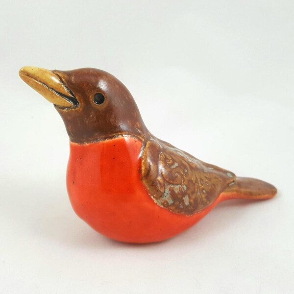 Red Robin Bird - Etsy