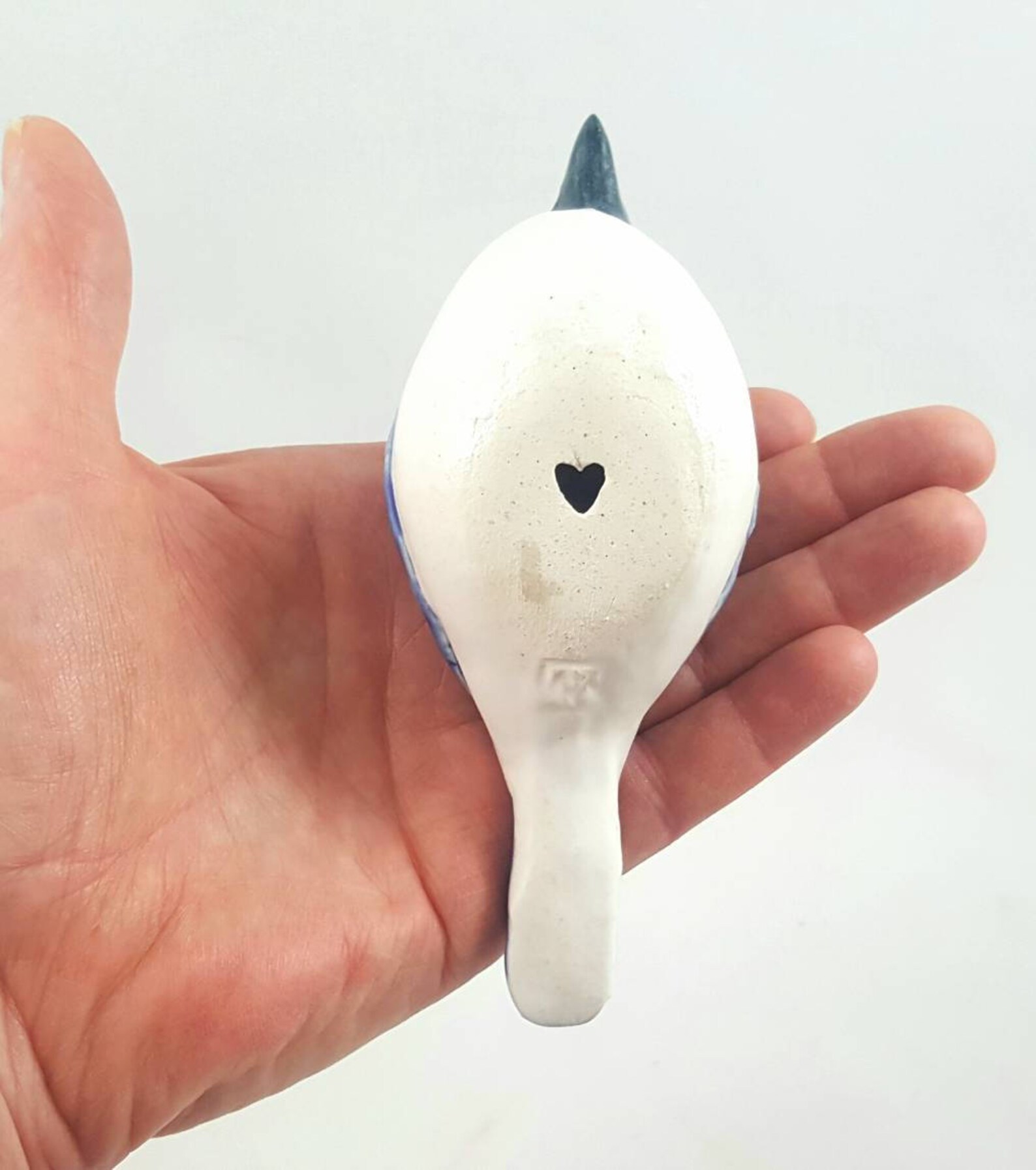 Blue Jay bird ceramic sculpture bird pottery anniversary | Etsy