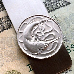 Fisherman's Money Clip, Singapore, Swordfish, Fishing, Fish, Men's Gift ...