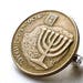 Jewish Brooch Israeli Coin Hanukkah Gift Menorah Bat - Etsy