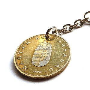 Keychain, Hungarian, 1995, Vintage Keychain, Gift for Him, Coins ...