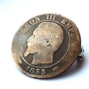 Antique French Coin Brooch Antique Pin Coin Jewelry Coin - Etsy