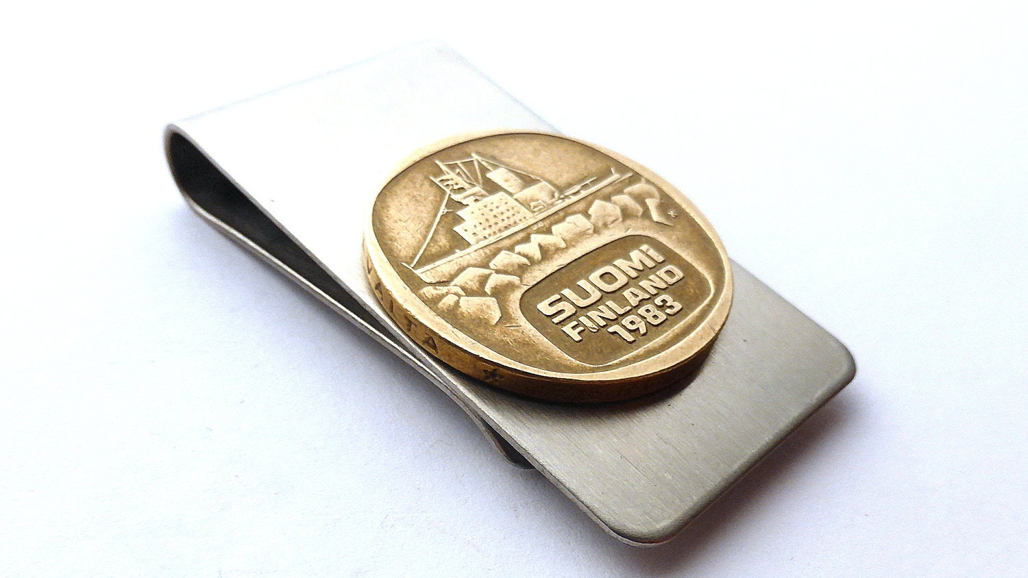 Vintage Finnish Coin Money Clip Ice Breaker Ship Money - Etsy
