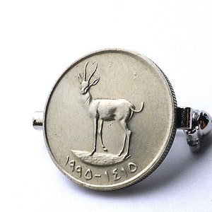 Emirates, Coin Brooch, 1995, Gazelle, Deer, UAE, Coin Pin, Animal ...
